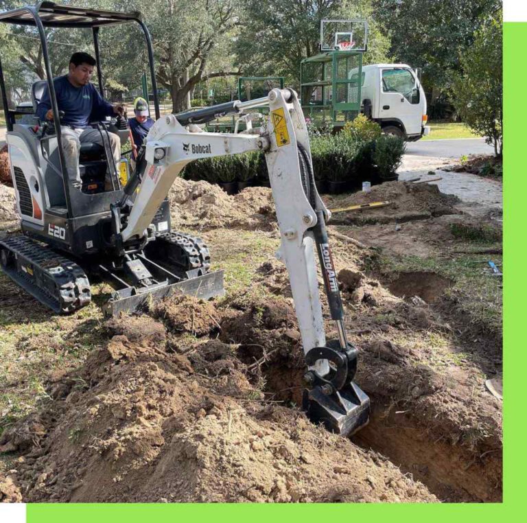Excavation Services Baton Rouge - Landscape Mini Excavator